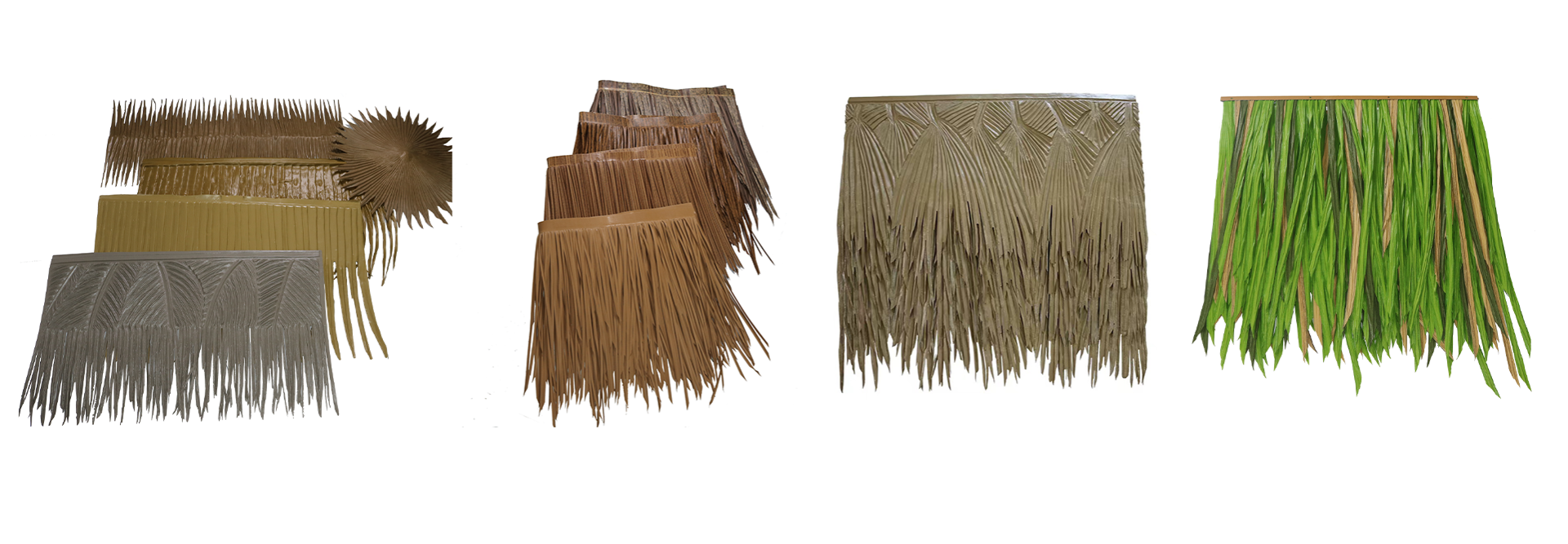 Artificially woven syntetic thatch roll manufacturer