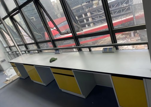 All steel structure side table