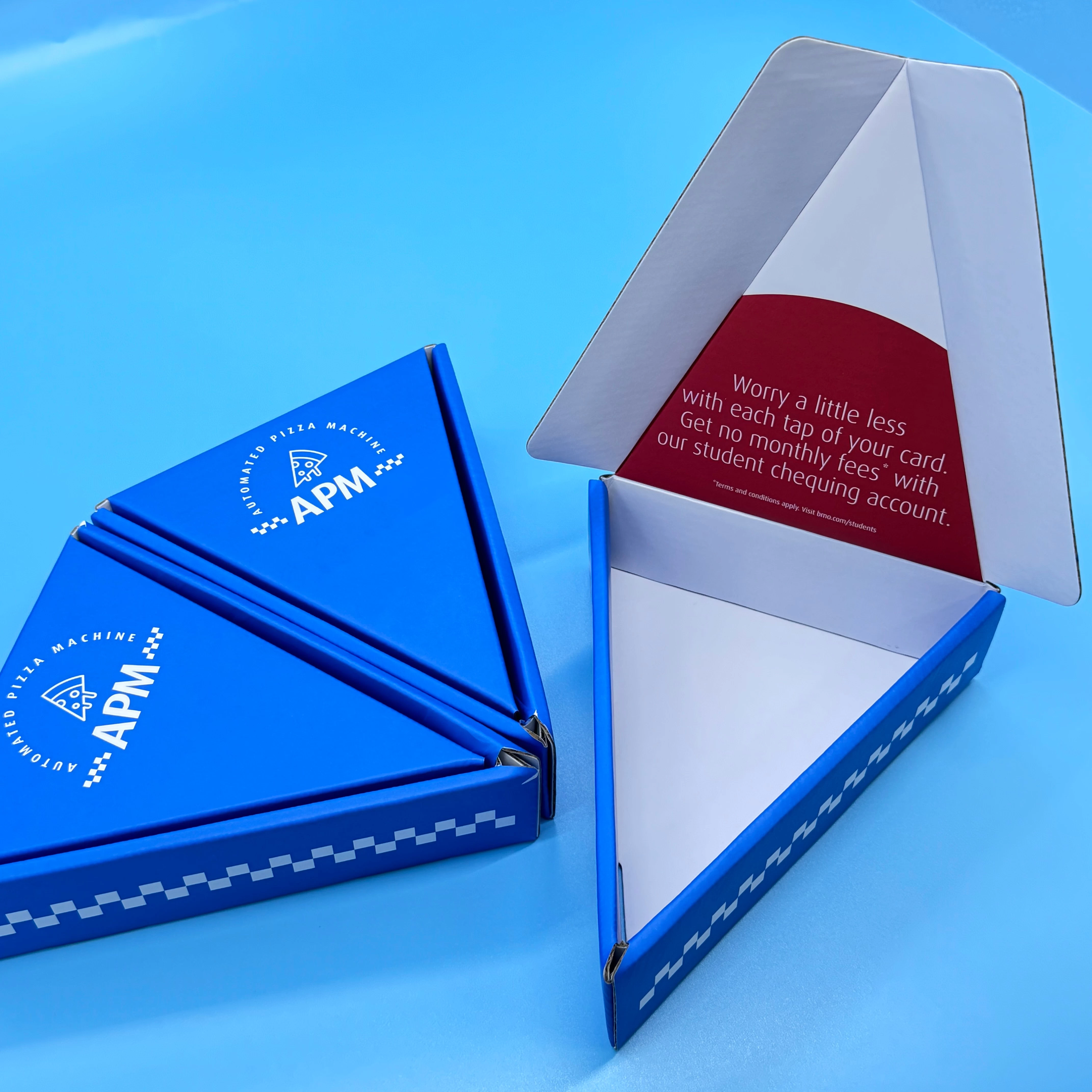 triangle pizza box