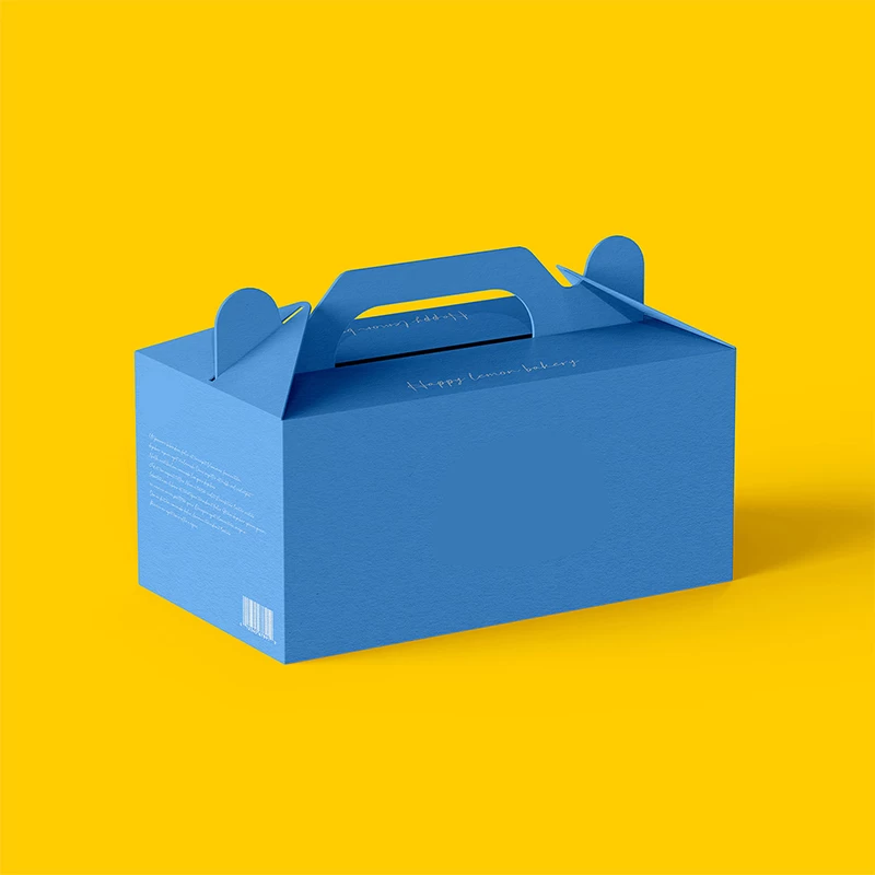 yellow donut box