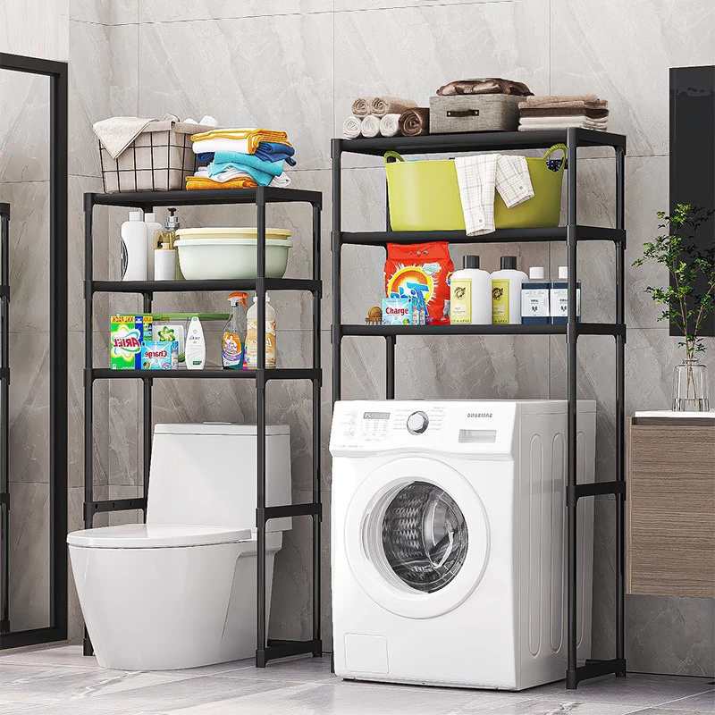 Space-Saving Washing Machine Shelf | 3-Tier Laundry & Bathroom ...